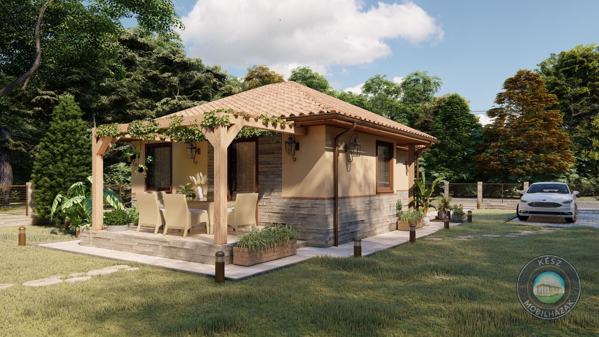 Jolly-1 75 M²-ES CSALÁDI HÁZ TÍPUSTERV – keszmobilhazak.hu