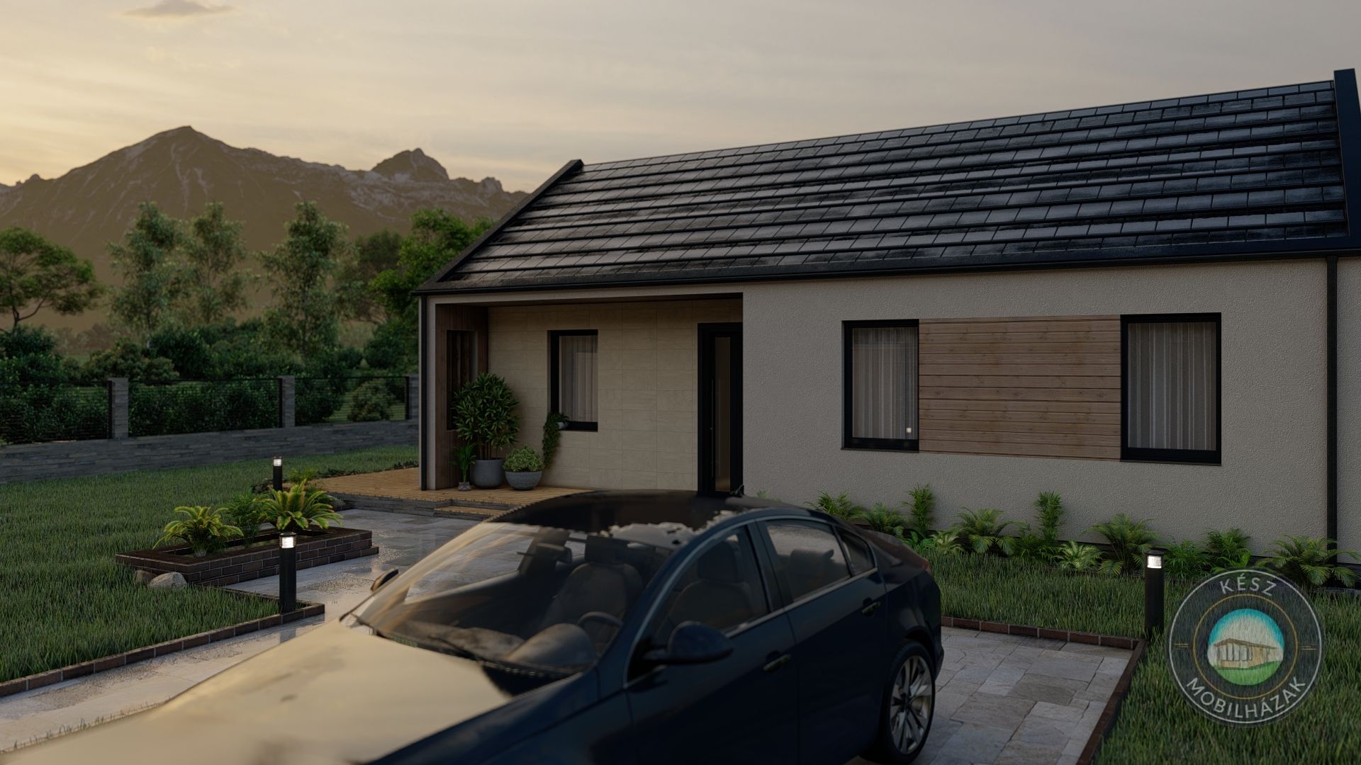 SYDNEY 83 M²-ES CSALÁDI HÁZ TÍPUSTERV – keszmobilhazak.hu